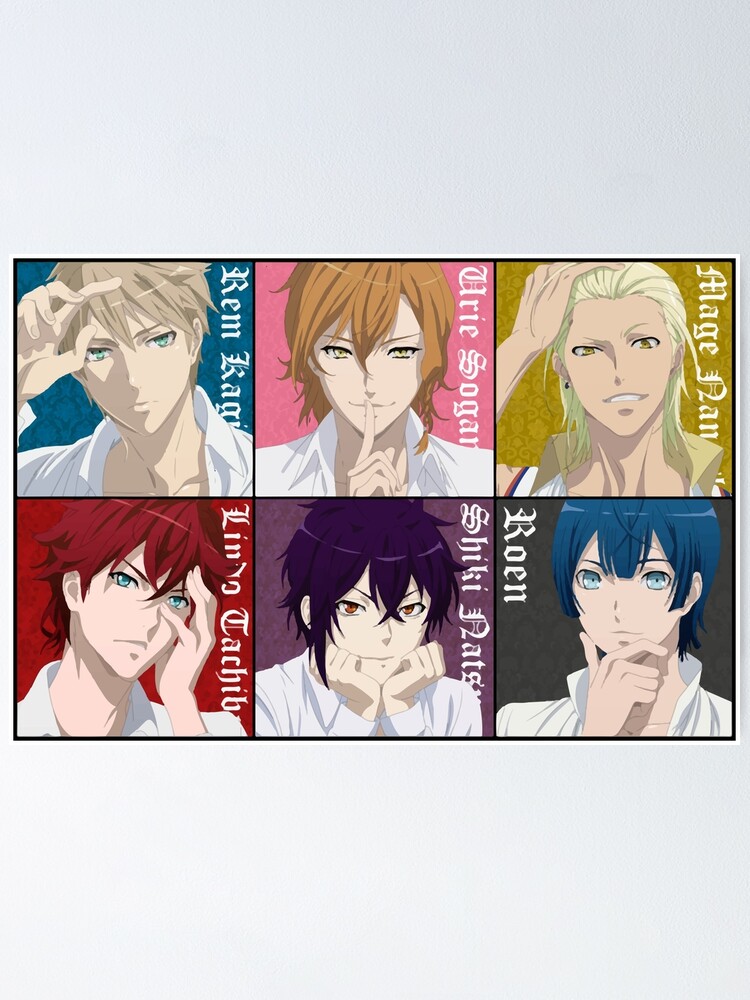 Dance With Devils Characters Poster For Sale By Filal Redbubble