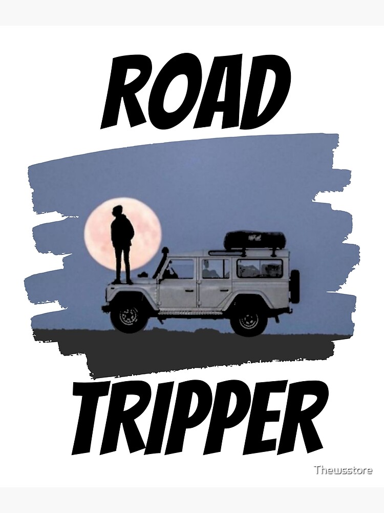 "Road Tripper And Retro Camping Car For Road trips" Poster by ...