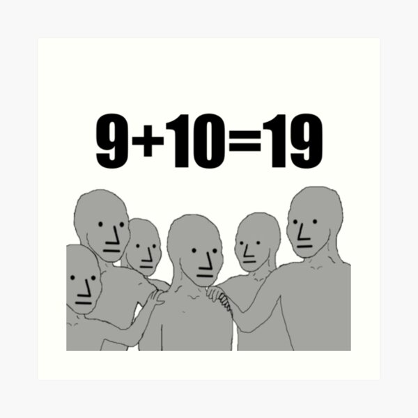 "Wojak NPC Woke" Art Print for Sale by Eimxyz | Redbubble