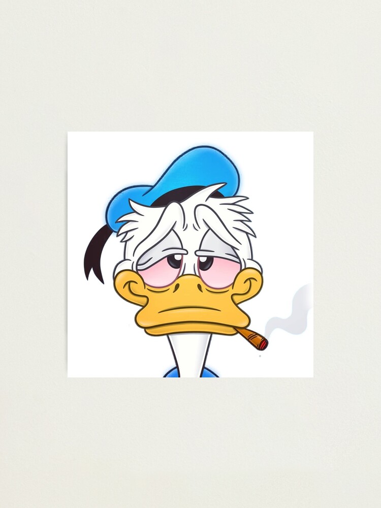 Lámina fotográfica for Sale con la obra «Pato fumando» de LYNNEAPUGH ...
