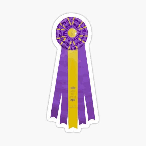 "Best of Breed Ribbon" Sticker for Sale by ShowDogMom | Redbubble