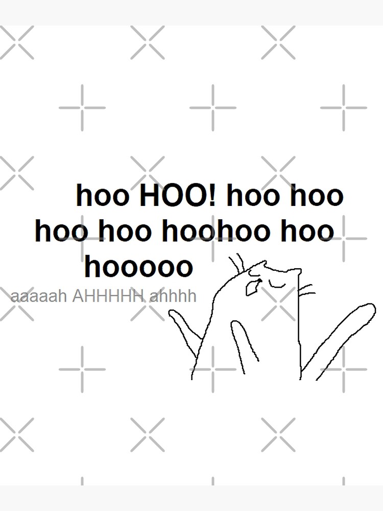 "hoo HOO! cats singing catcrumb art" Poster for Sale by Zeeprint ...