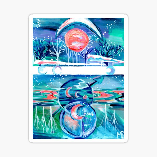 "Winter Solstice" Sticker for Sale by MareSimmons | Redbubble