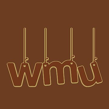 "WMU Hanging Brown Letters" Poster for Sale by jessicaleah15 | Redbubble