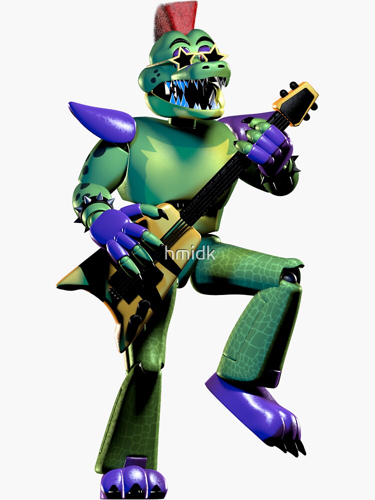 "Monty Gator" Sticker by hmidk | Redbubble