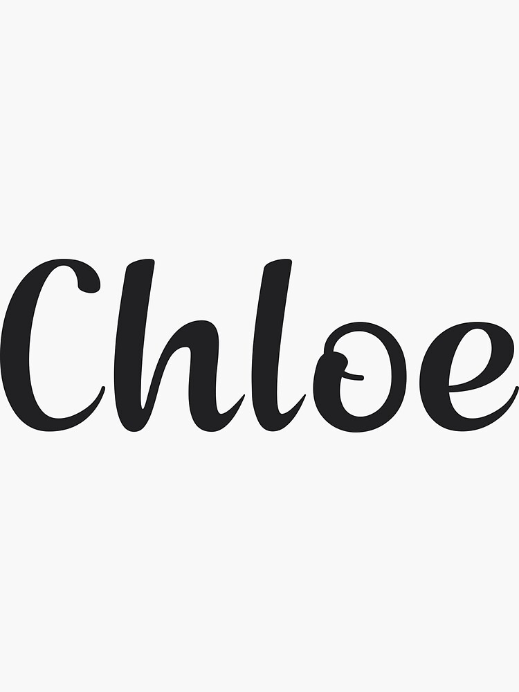 "Chloe" Sticker for Sale by 99Posters | Redbubble