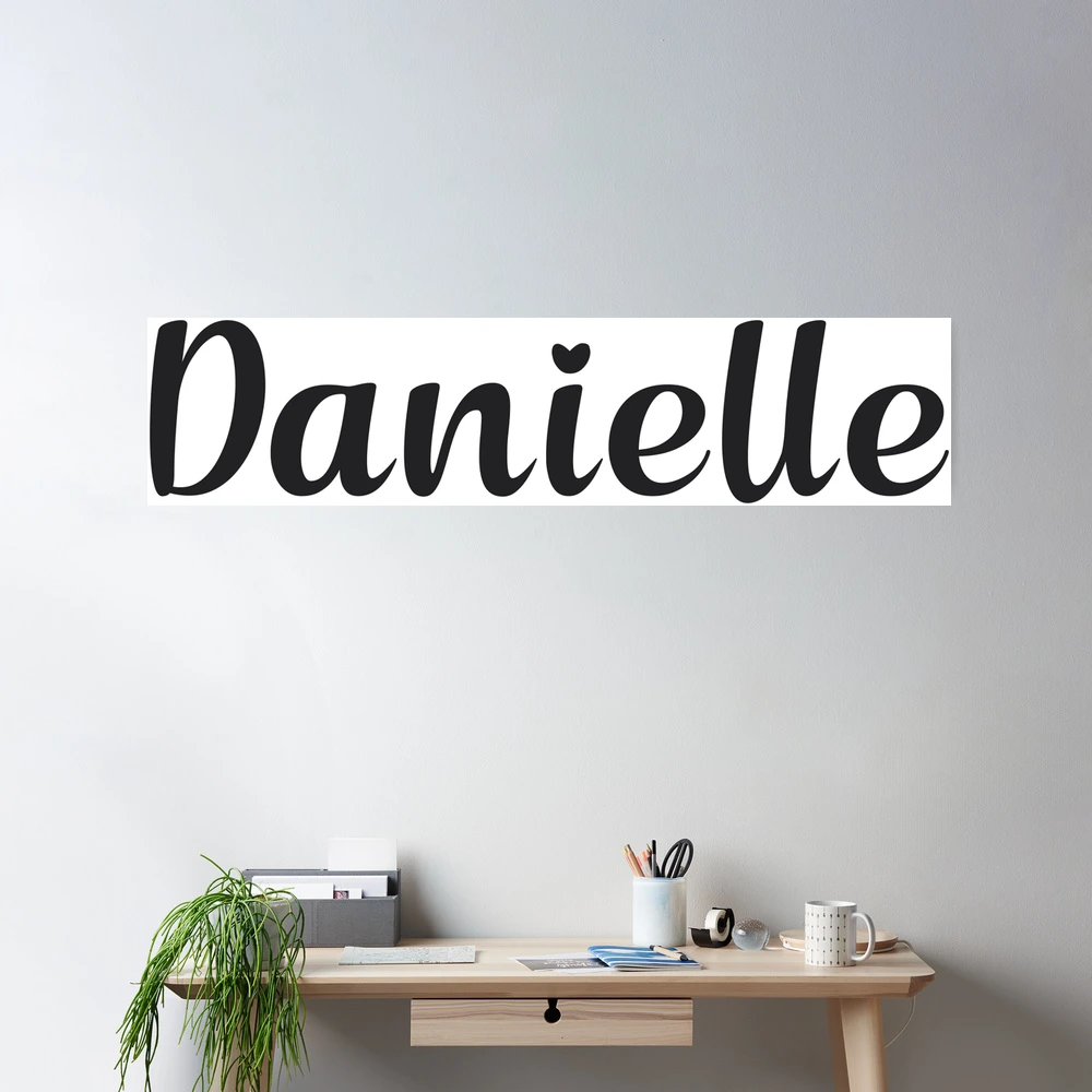 The Name Danielle In Bubble Letters