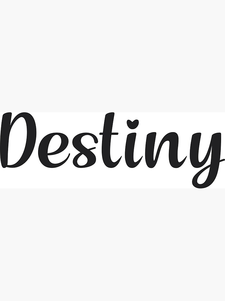 Destiny Font Photographs