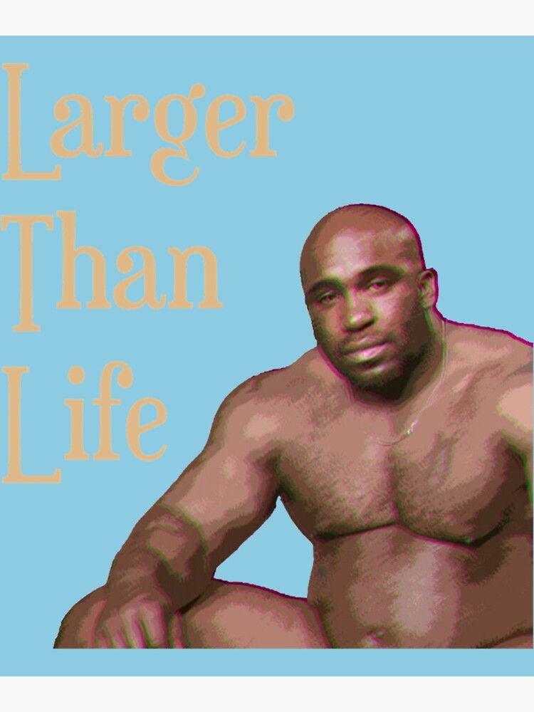 "Barry Wood Meme nackter schwarzer Kerl Meme" Poster von Apollo14Studio ...