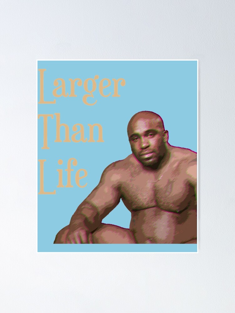 "Barry Wood Meme nackter schwarzer Kerl Meme" Poster von Apollo14Studio ...