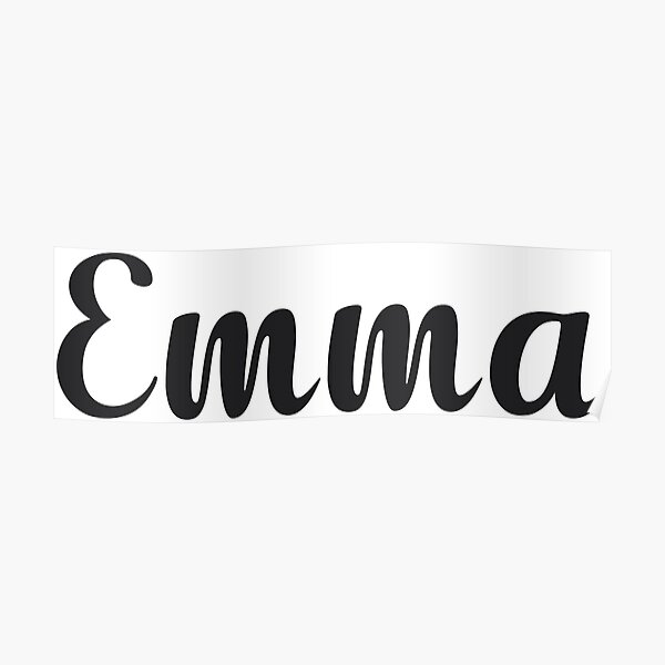"Emma" Poster for Sale by 99Posters | Redbubble