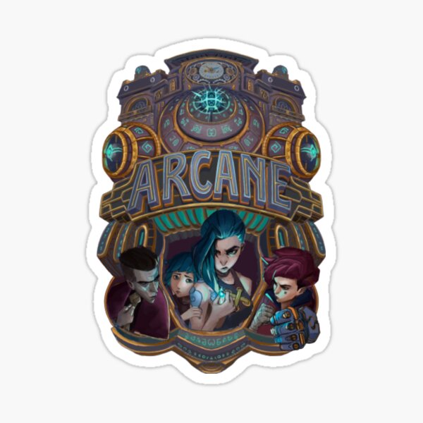 "Arcane " Sticker by StockSomewhere | Redbubble