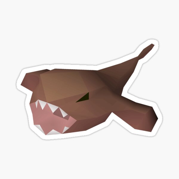 "Monkfish" Sticker for Sale by Feldark | Redbubble