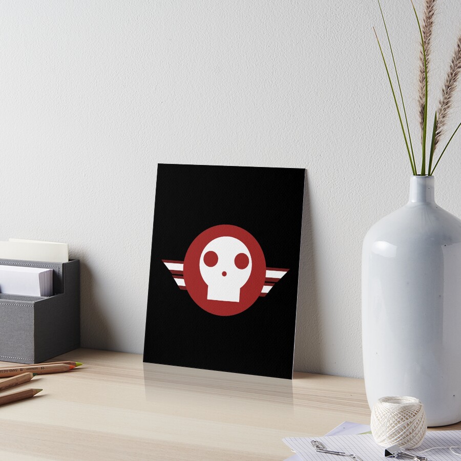 "Skull squadron logo" Art Board Print by Rebellion-10 | Redbubble