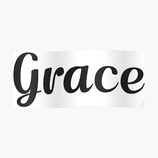 "Grace" Poster for Sale by 99Posters | Redbubble