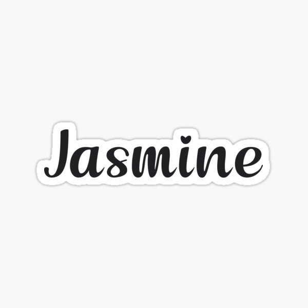 "Jasmine" Sticker by 99Posters | Redbubble