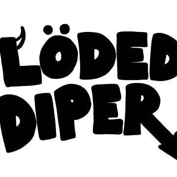 "loaded diaper" Sticker for Sale by mariah-grace | Redbubble