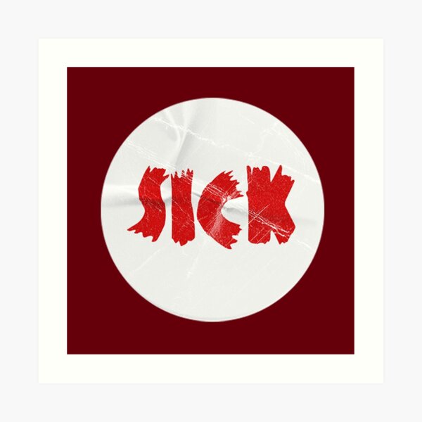 "Sick Retro VHS Sticker" Art Print for Sale by wildeyemovies | Redbubble