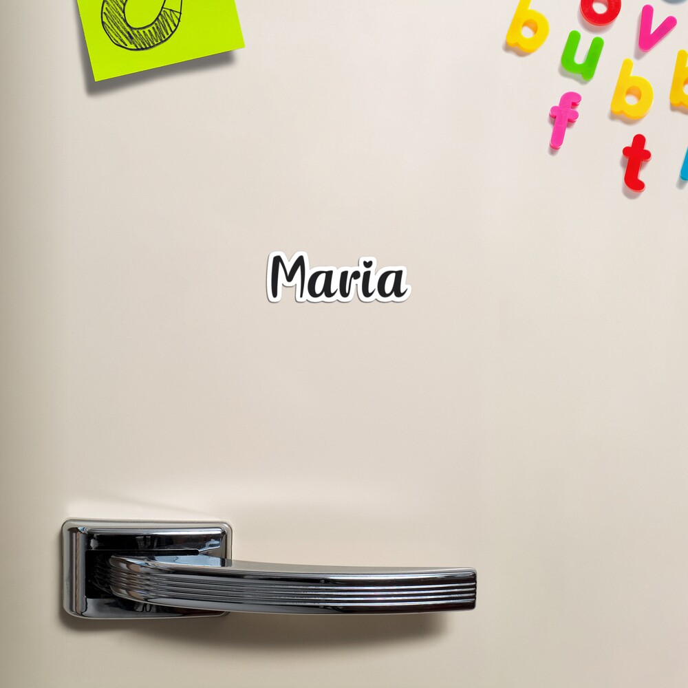 "Maria" Sticker for Sale by 99Posters | Redbubble