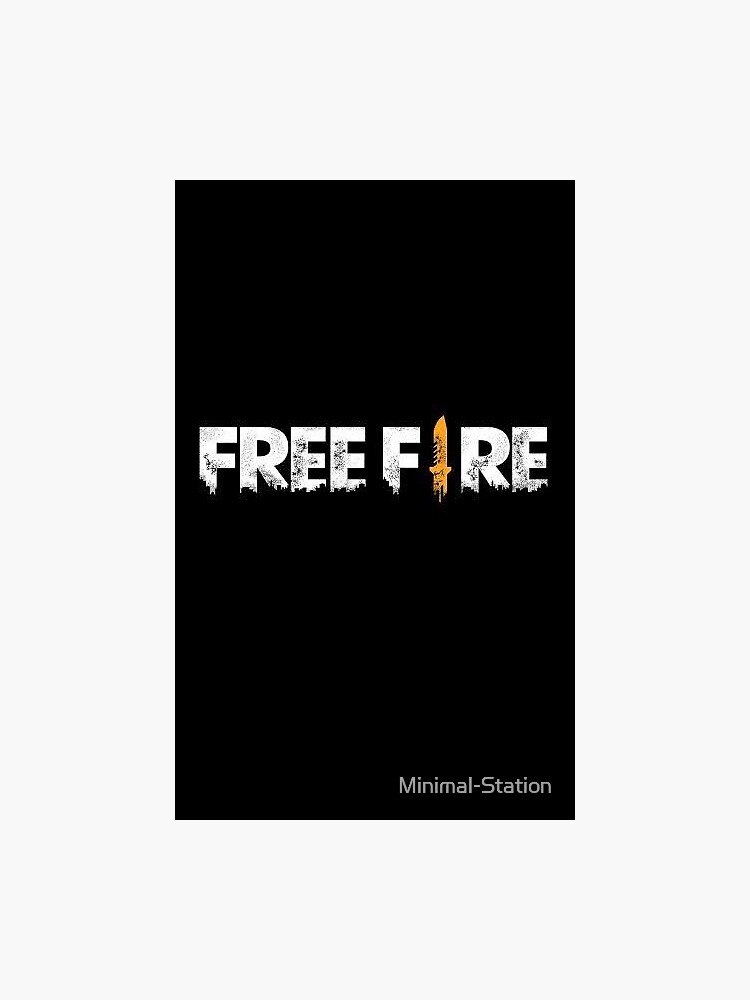 "FREE FIRE" Sticker by Minimal-Station | Redbubble