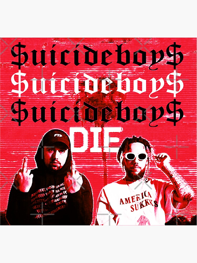 "Great Model Suicideboys Scrim And Ruby Unisex" Sticker for Sale by ...