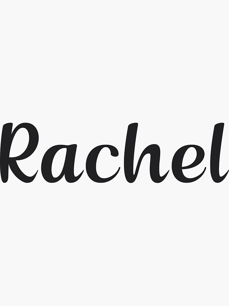 "Rachel" Sticker for Sale by 99Posters | Redbubble