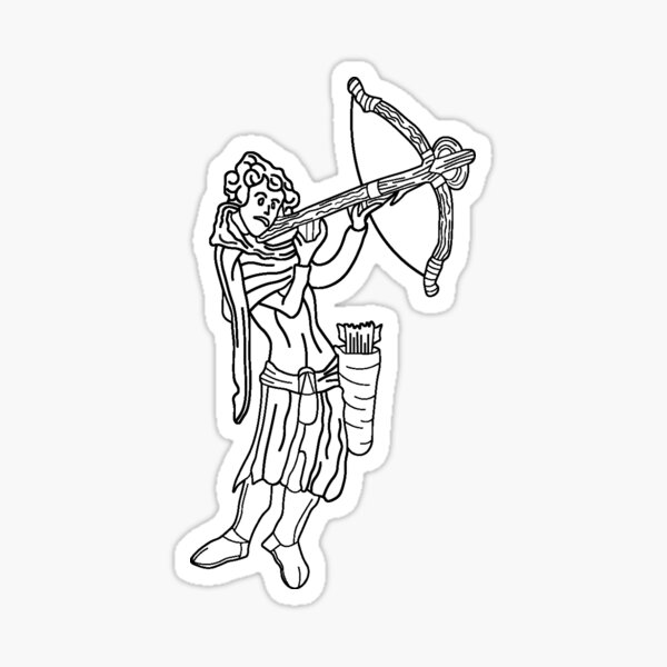 "Arbalest" Sticker by ManuscriptTs | Redbubble