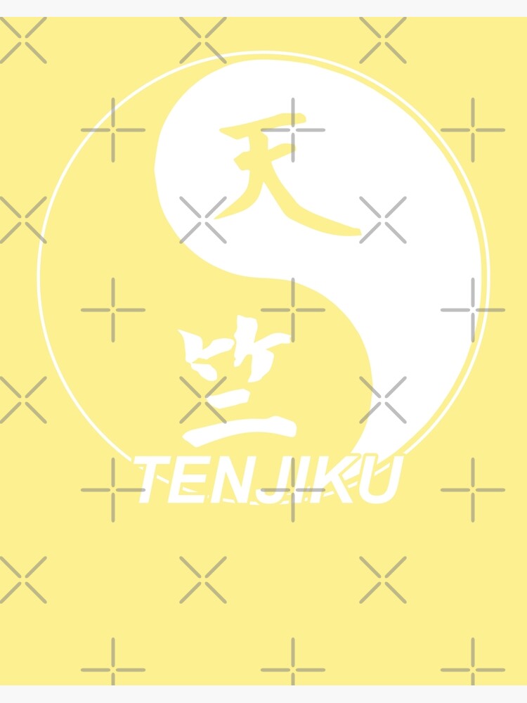 Lámina metálica «Símbolo del logotipo de Tenjiku, la banda más fuerte ...