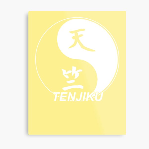 Lámina metálica «Símbolo del logotipo de Tenjiku, la banda más fuerte ...