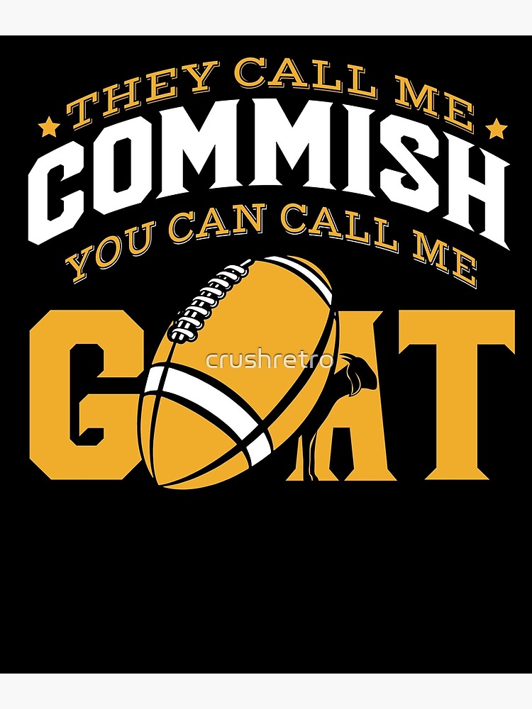 "Funny Fantasy Football Goat Champion " Poster for Sale by crushretro ...