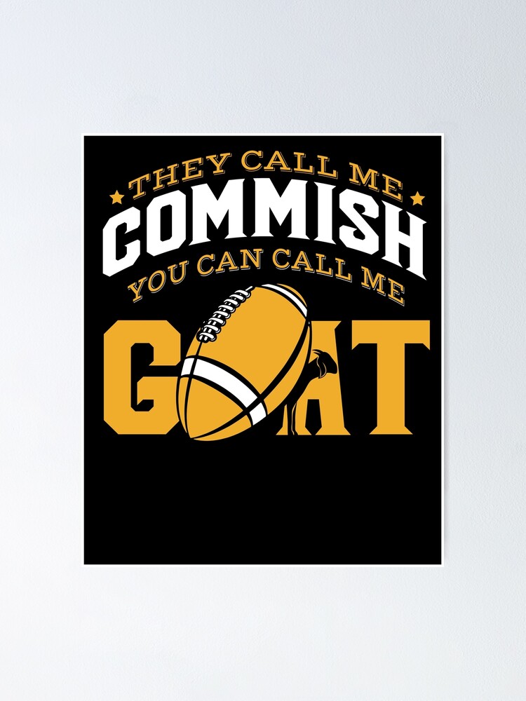"Funny Fantasy Football Goat Champion " Poster for Sale by crushretro ...
