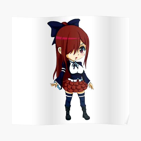 "Cartoon erza scarlet" Poster for Sale by AndyArtic | Redbubble