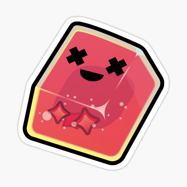 "Red Cube Keycap" Sticker for Sale by Lustau | Redbubble