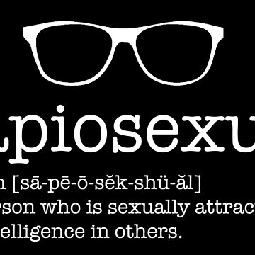 "Sapiosexual " Sticker for Sale by WFLAtheism | Redbubble