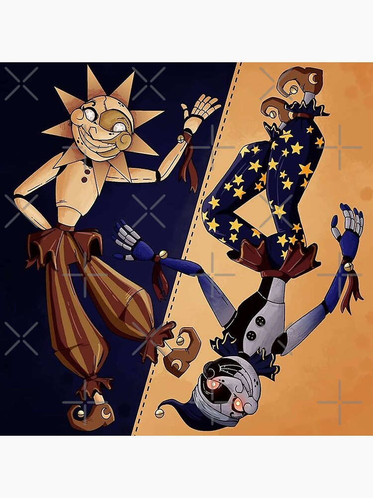 "Fnaf Sun Moon Security Breach" Poster by Little-Willson | Redbubble