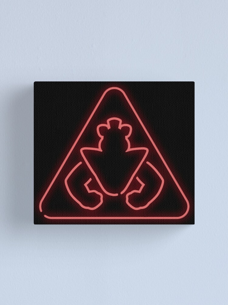 "Security Breach Logo Five Nights At Freddy's FNAF Sticker " Canvas ...