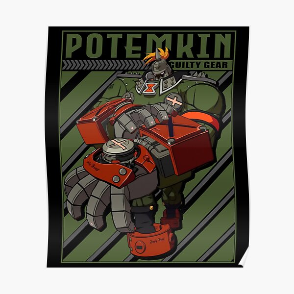 "Potemkin robot character anime manga game" Poster for Sale by ...