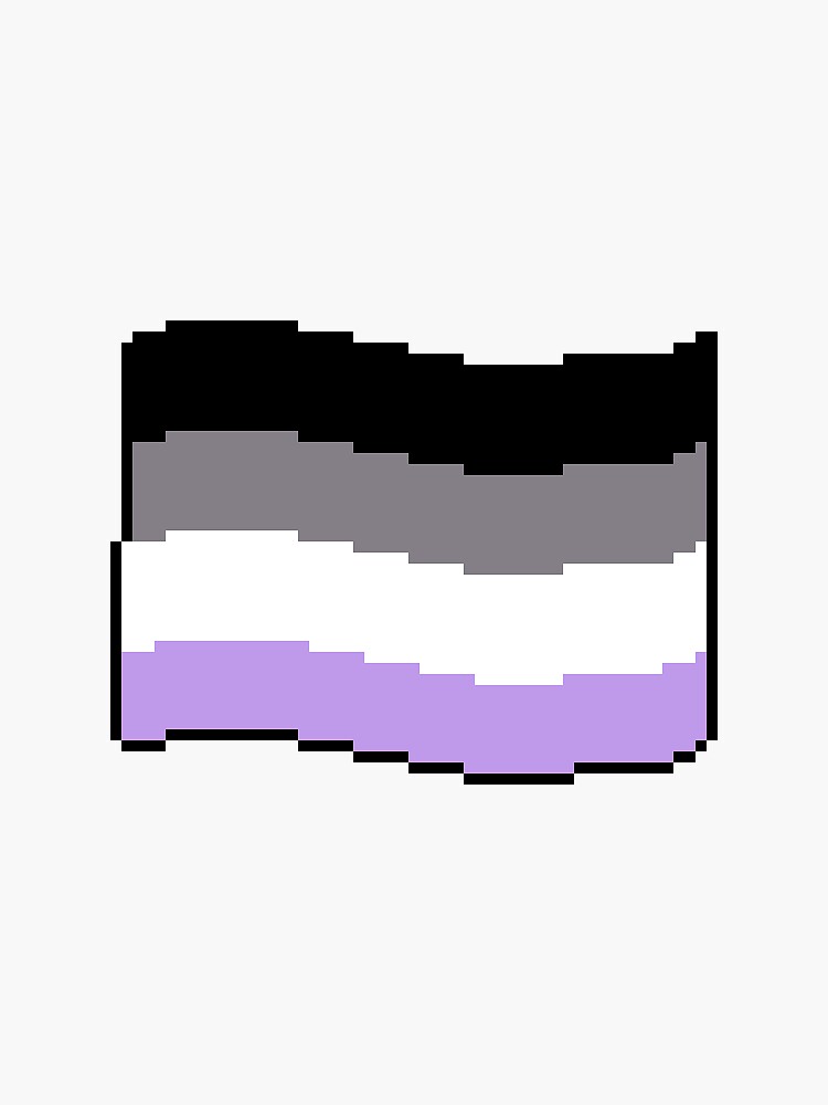 "Pastel Pixel Ace Flag :)" Sticker for Sale by BumbleBear1 | Redbubble