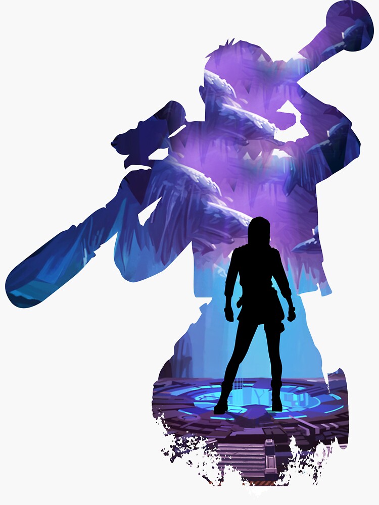 "Switchblade character anime play game" Sticker by MaAzevedo455 | Redbubble