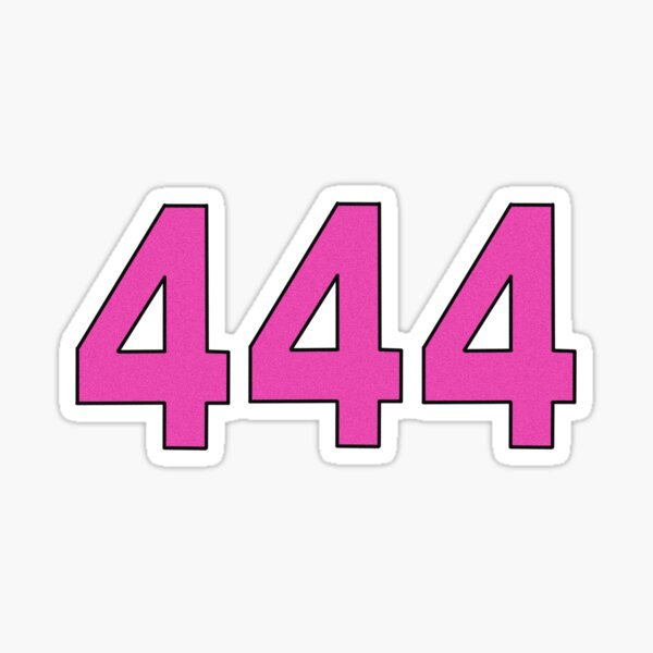 "444" Sticker by Kaitlynperdomo | Redbubble