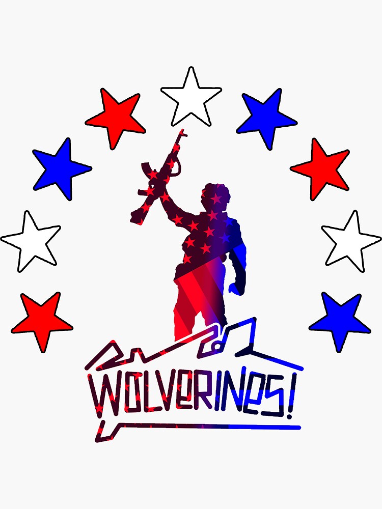 "Wolverines Retro 80's Movie" Sticker for Sale by victoriousangel ...