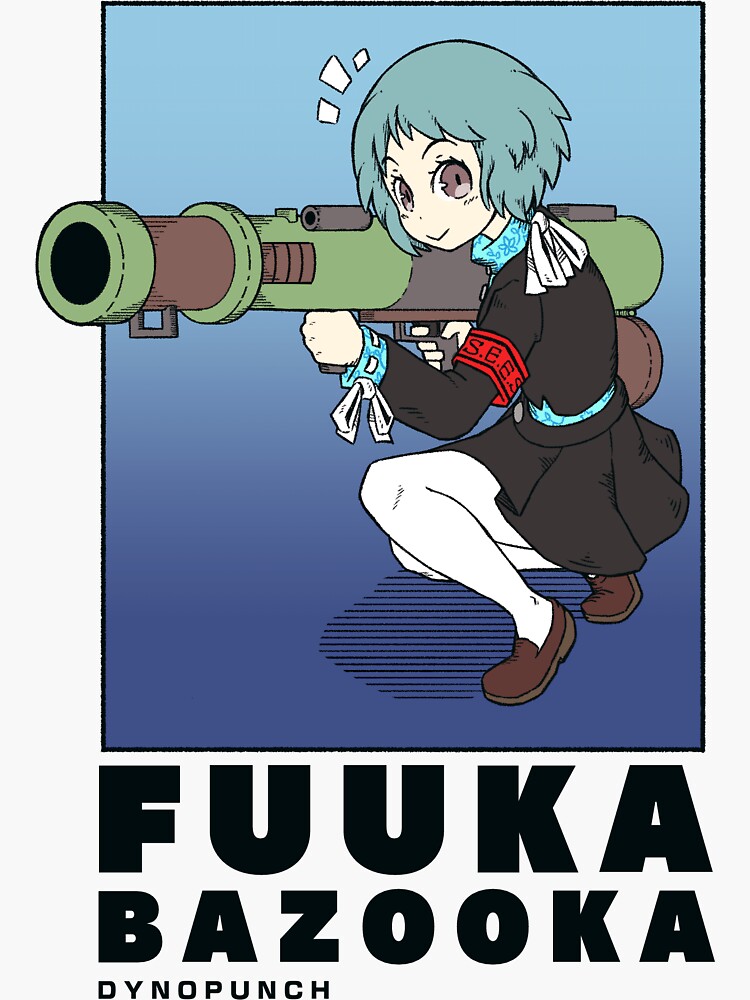 "FUUKA BAZOOKA" Sticker for Sale by DYNOPUNCH-STORE | Redbubble