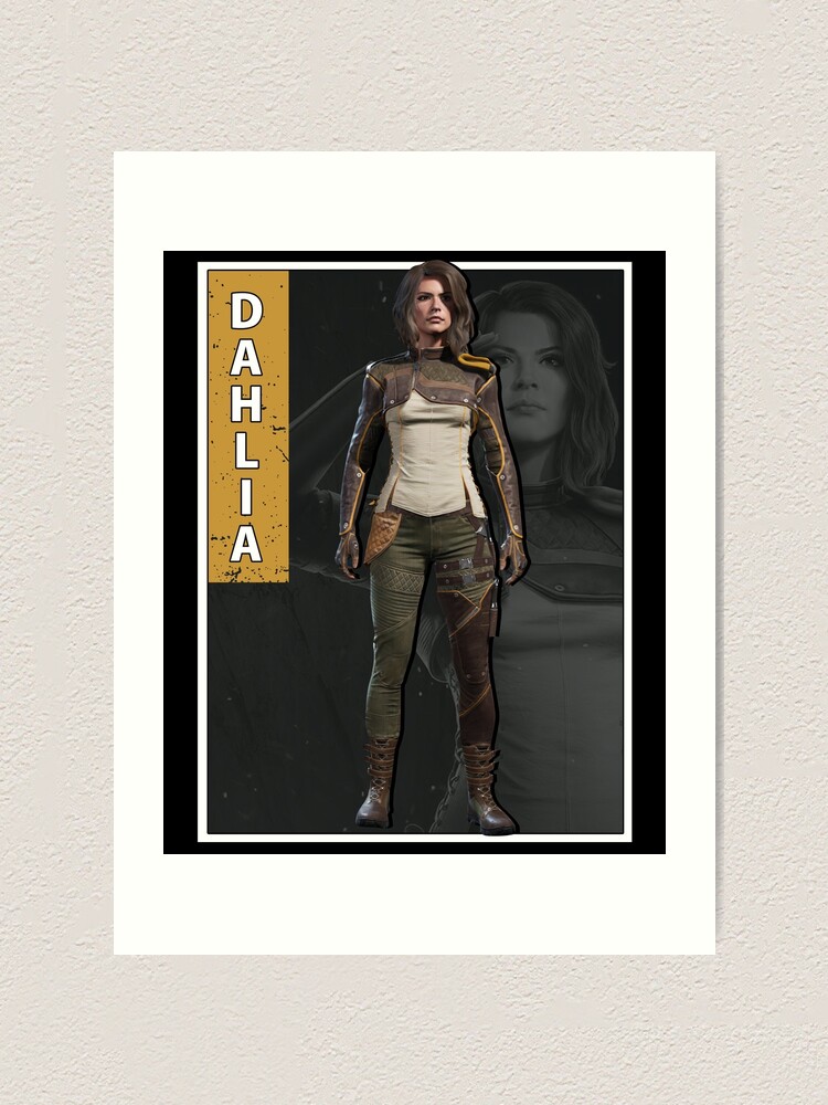 "Dahlia character girl anime drama game art" Art Print for Sale by ...