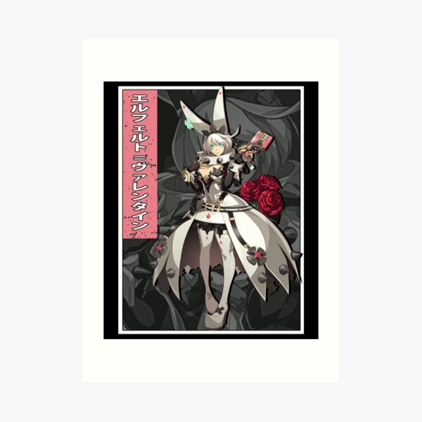 "Elphelt Valentine girl anime drama play game" Art Print for Sale by ...