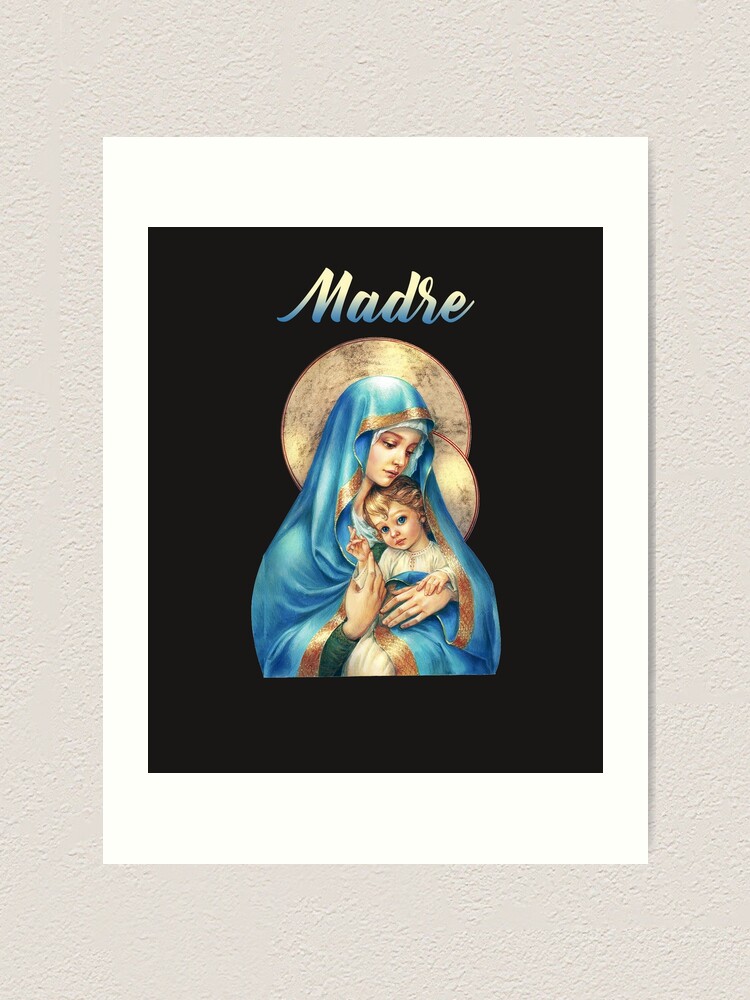 "Madre Our Lady Virgen de Guadalupe Abuela Latina Mexican" Art Print ...