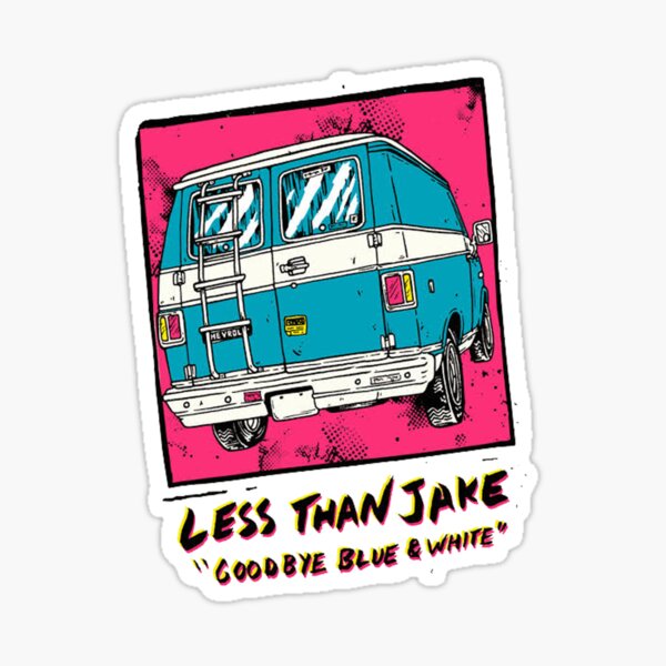 "Less than jake" Sticker for Sale by rondikes | Redbubble