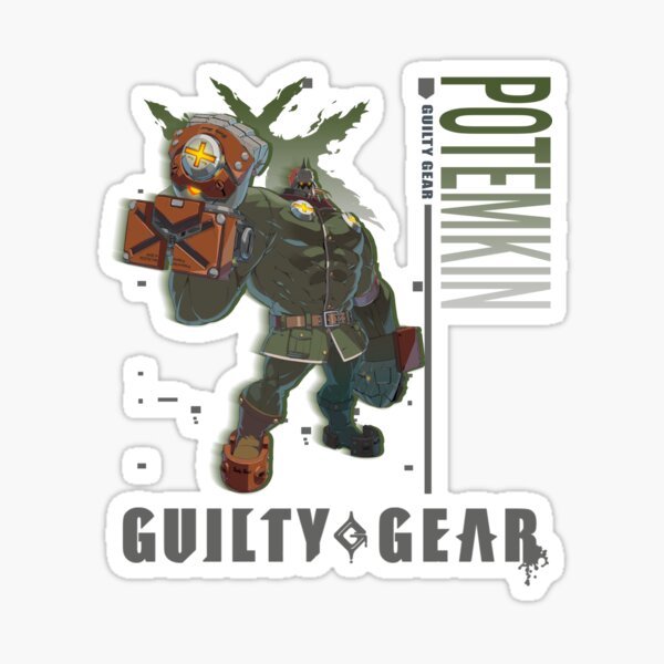"Potemkin character robot bigsize anime game art" Sticker for Sale by ...