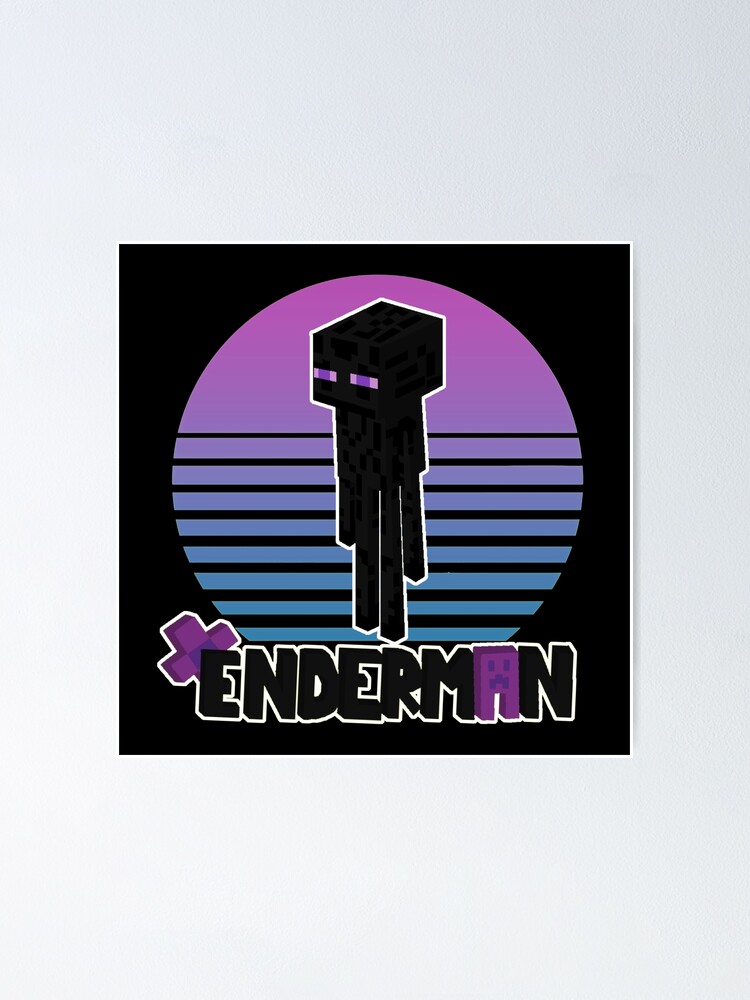 "Minecraft Rad Enderman" Poster for Sale by ddkart | Redbubble