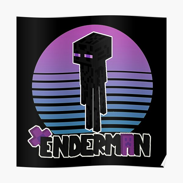 "Minecraft Rad Enderman" Poster for Sale by ddkart | Redbubble