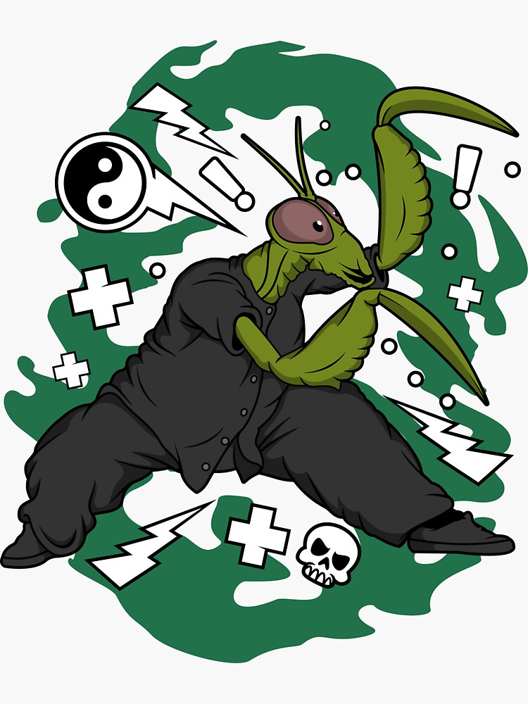 "Grasshopper Ninja" Sticker by D3monic | Redbubble